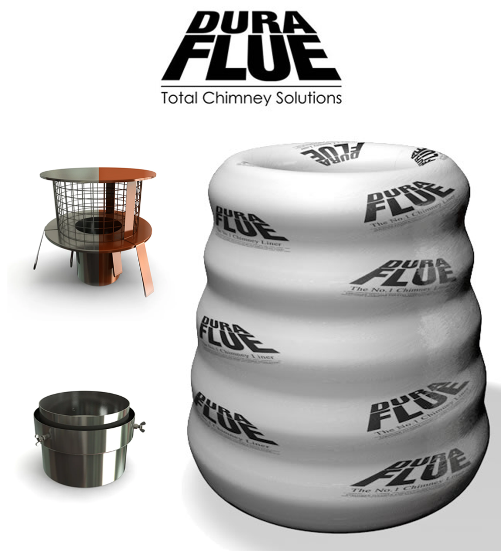 Go-Flue 5 inch (125mm Gas & Oil Flexible Flue Liner Kit | Direct Stoves